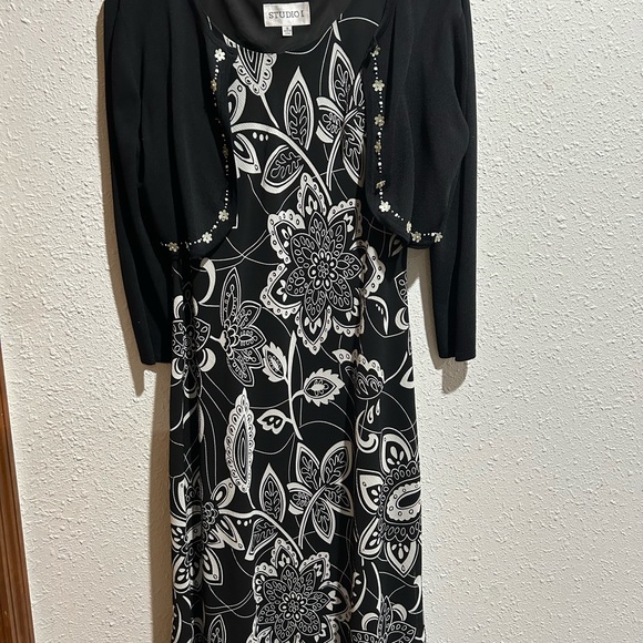 Studio One | Dresses | 2piece Dress With Sweater Set | Poshmark